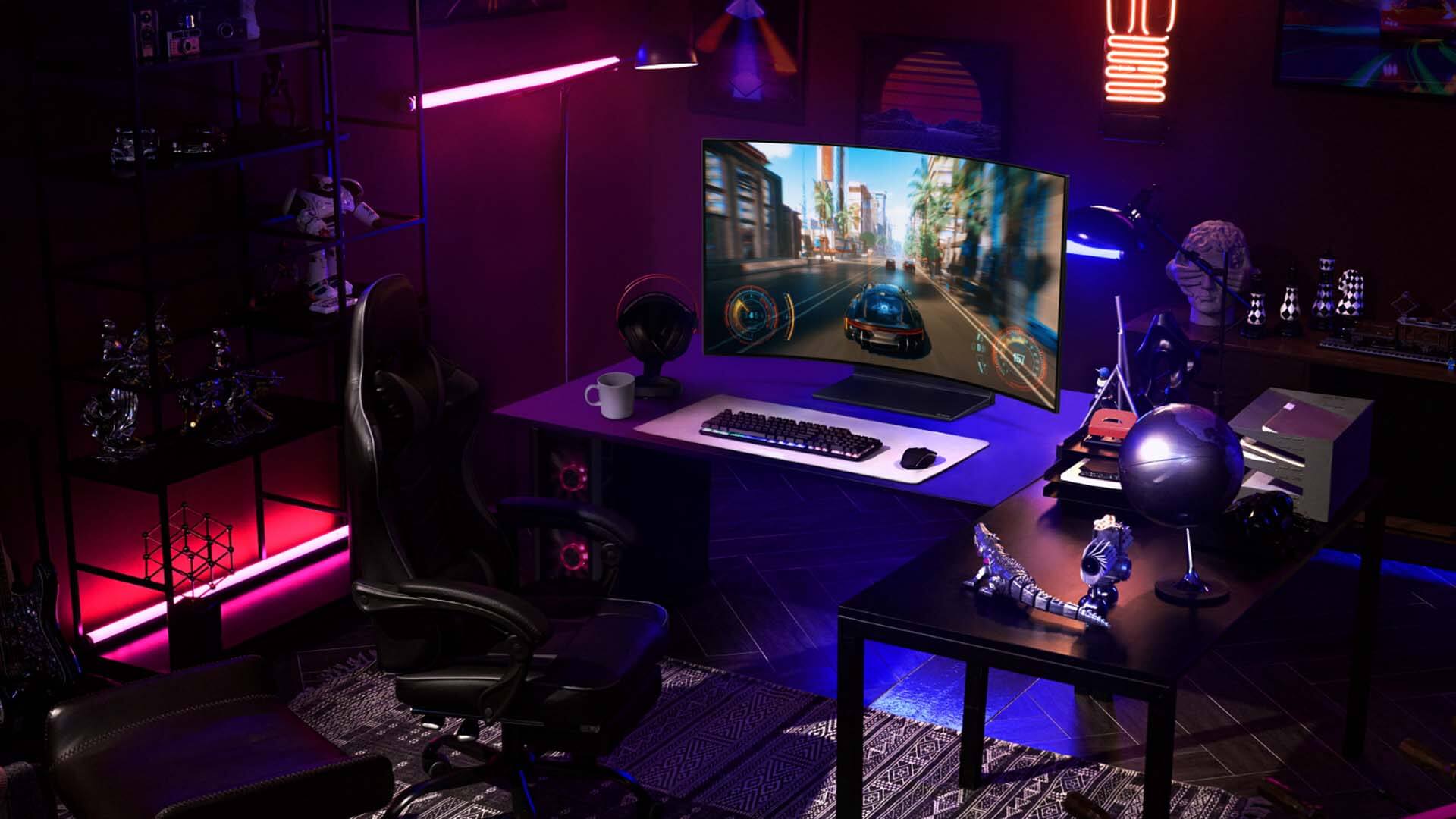 LG takes gaming immersion to the next-level with world’s first bendable ...