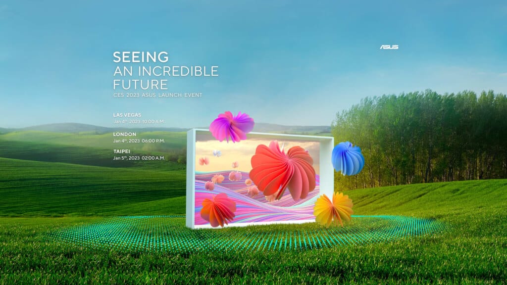 ASUS announces seeing an incredible future virtual launch event ...