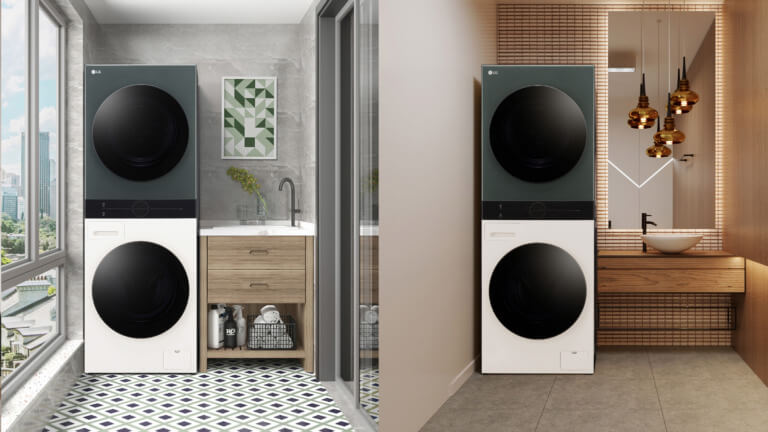 LG’s space-saving WashTower delivers a complete laundry solution for ...