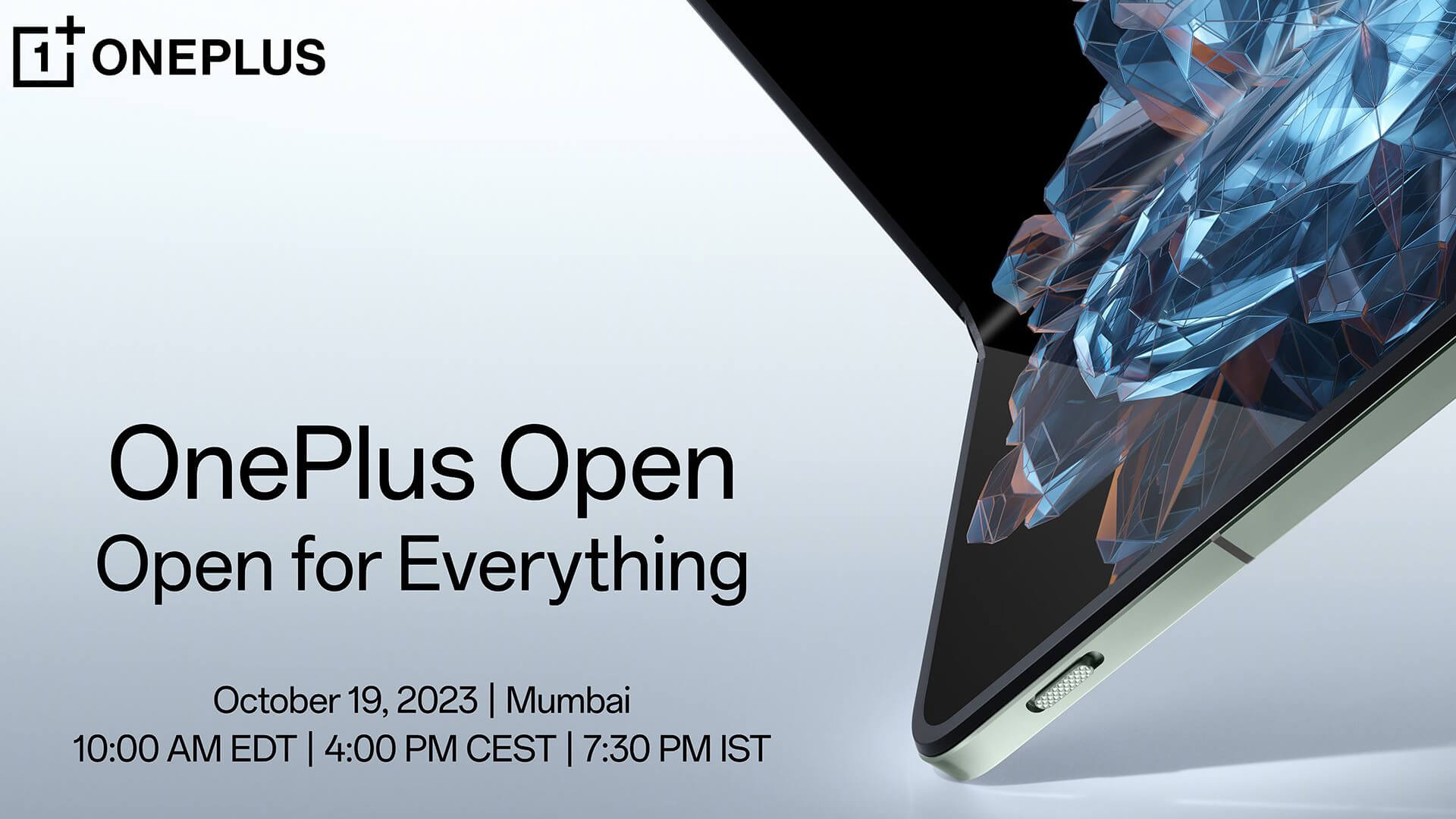 OnePlus Open foldable phone set to launch on October 19 - Tech Edition