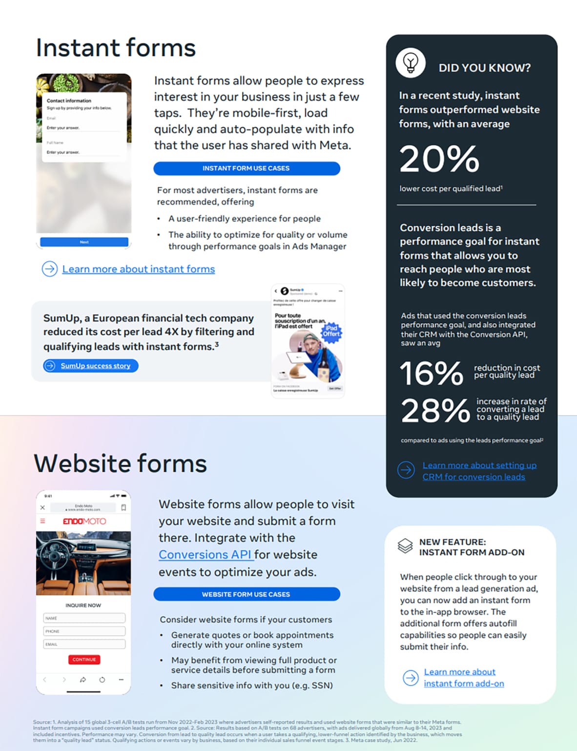 Meta publishes new guide to its lead gen ad options - Tech Edition