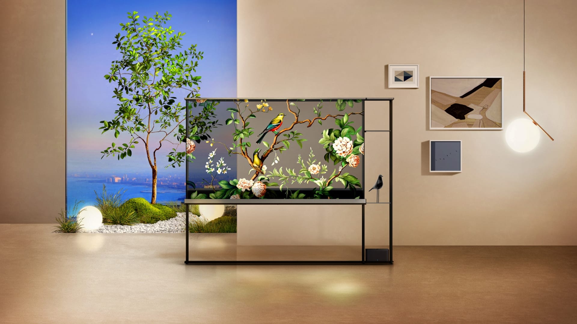 World’s first wireless transparent OLED TV redefines the screen ...
