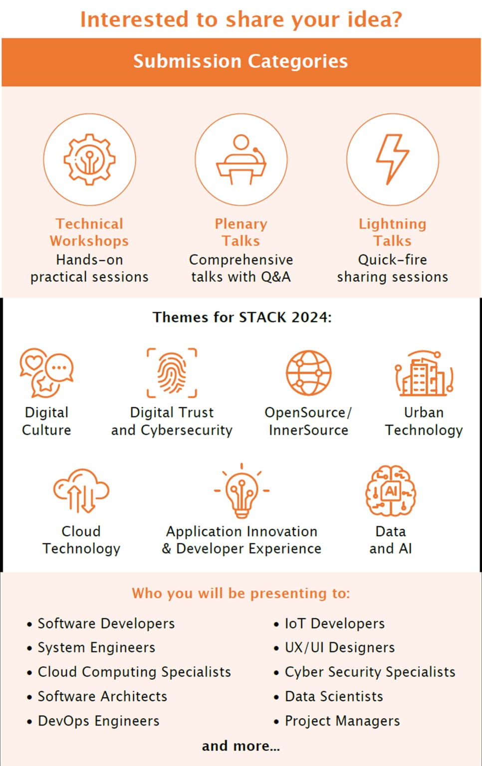 Share your expertise at GovTech's STACK Developer Conference 2024 ...