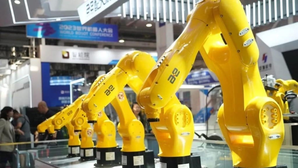 China seeks to advance technology with robots and 6G as the industry ...