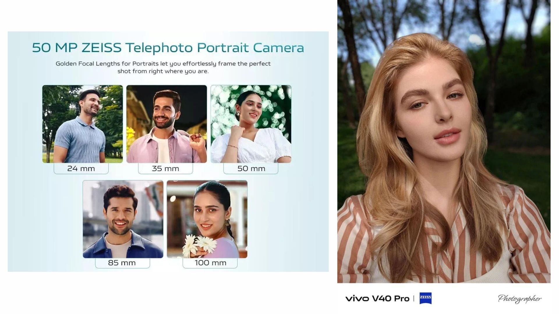 The Vivo V40 series was unveiled with Zeiss-branded cameras and ...