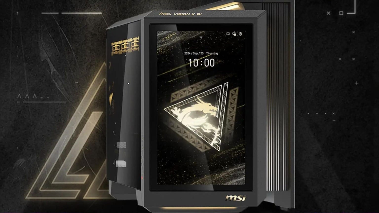 MSI unveils AI-powered MEG Vision X with front-screen innovation - Tech ...