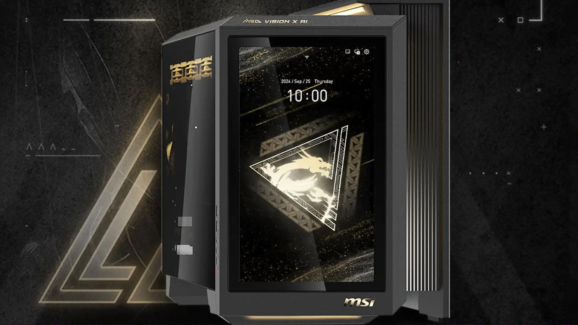 MSI unveils AI-powered MEG Vision X with front-screen innovation - Tech ...