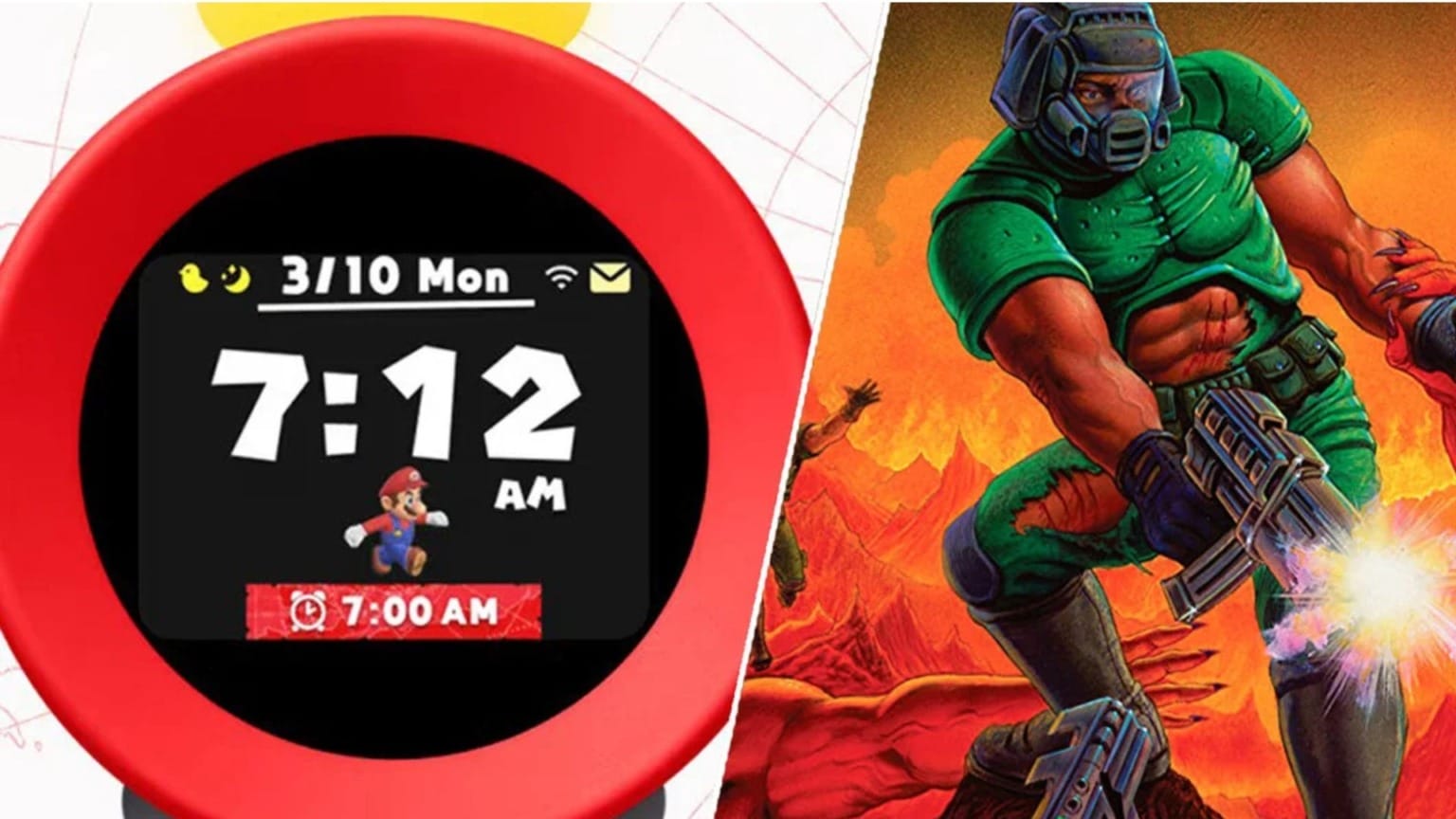 Nintendo’s Alarmo alarm clock now plays Doom, thanks to a clever hack ...