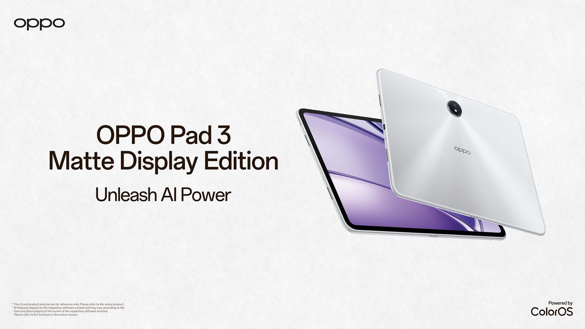 OPPO launches OPPO Pad 3 Matte Display Edition with AI features and ...