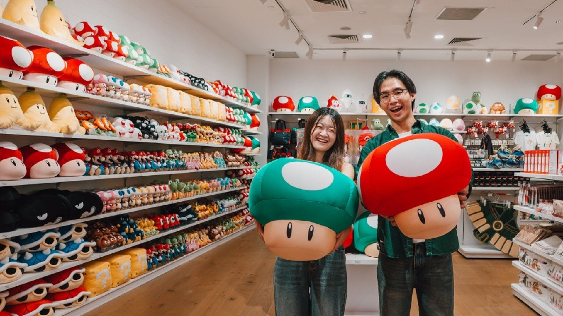 Nintendo pop-up store and Mario Kart fun return to Jewel Changi Airport ...
