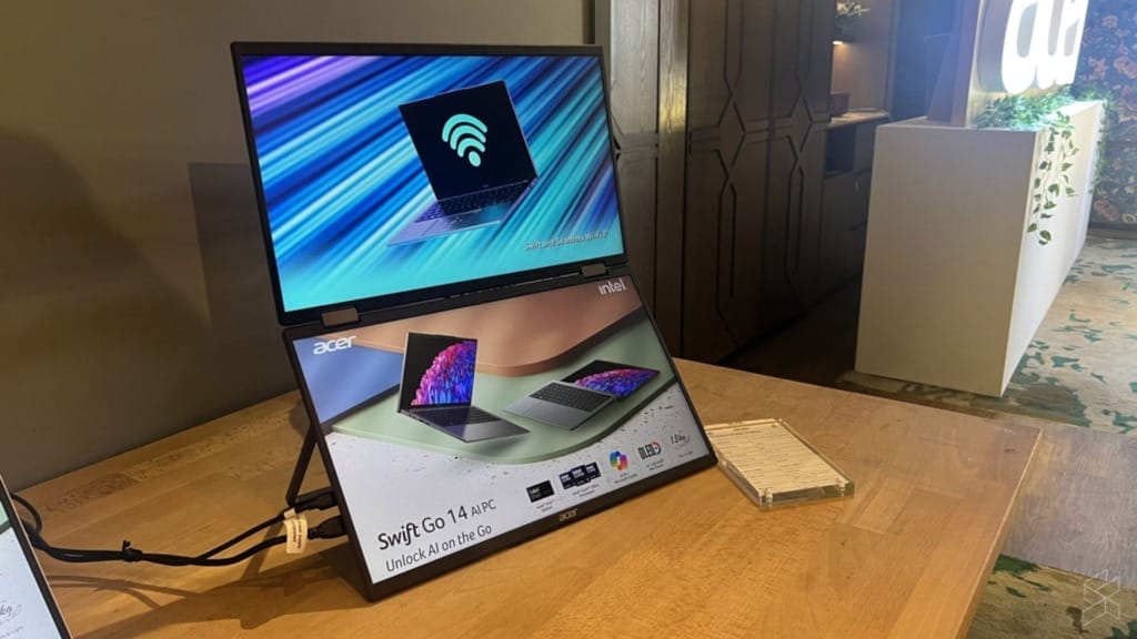 Acer introduces portable monitors with rare touchscreen features and ...