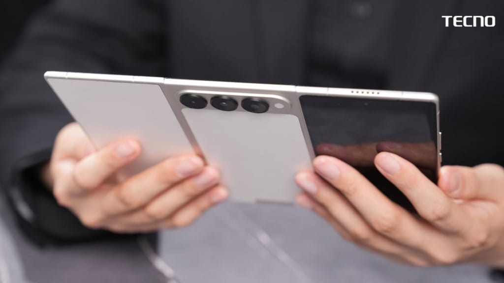 Tecno unveils Phantom Ultimate G Fold – a tri-fold Android phone like ...